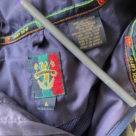 Sunice | Jackets & Coats | Vintage Windbreaker Rain Jacket Color Block ...